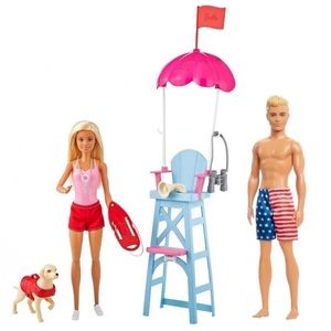 Barbie | Toys | New Barbie Lifeguard Playset With Coordinating Ken Doll ...